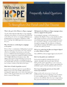 Frequently Asked Questions • St. Joseph Catholic Church